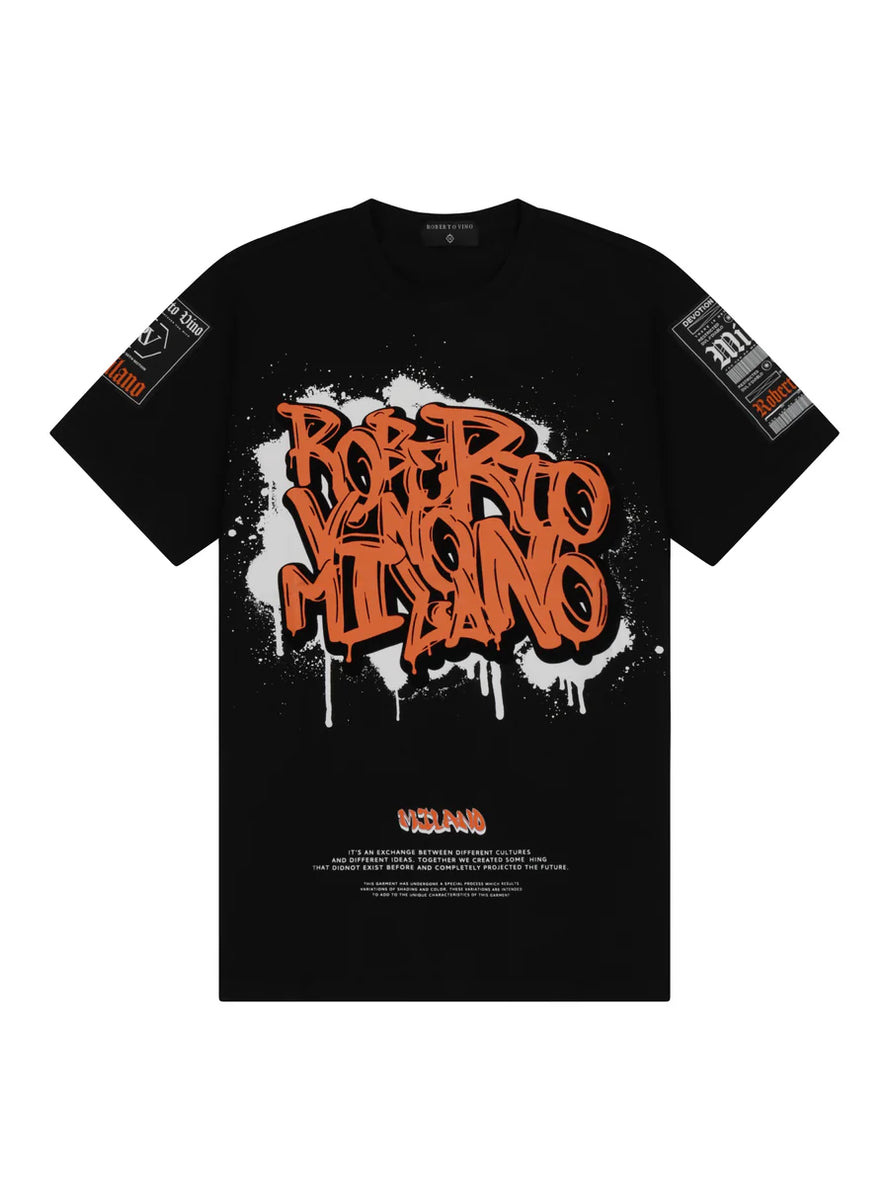 Men MILANO Roberto's Graffiti Oversized T-Shirt – Urban Appeal